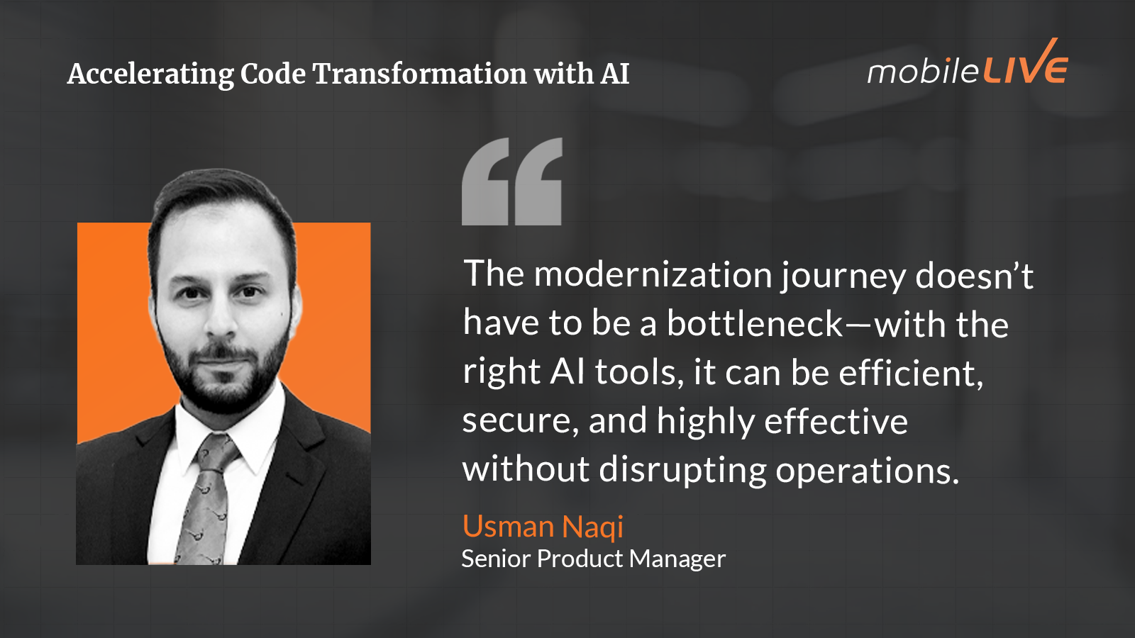 AI Accelerator Series: Accelerating Code Transformation with AI ...
