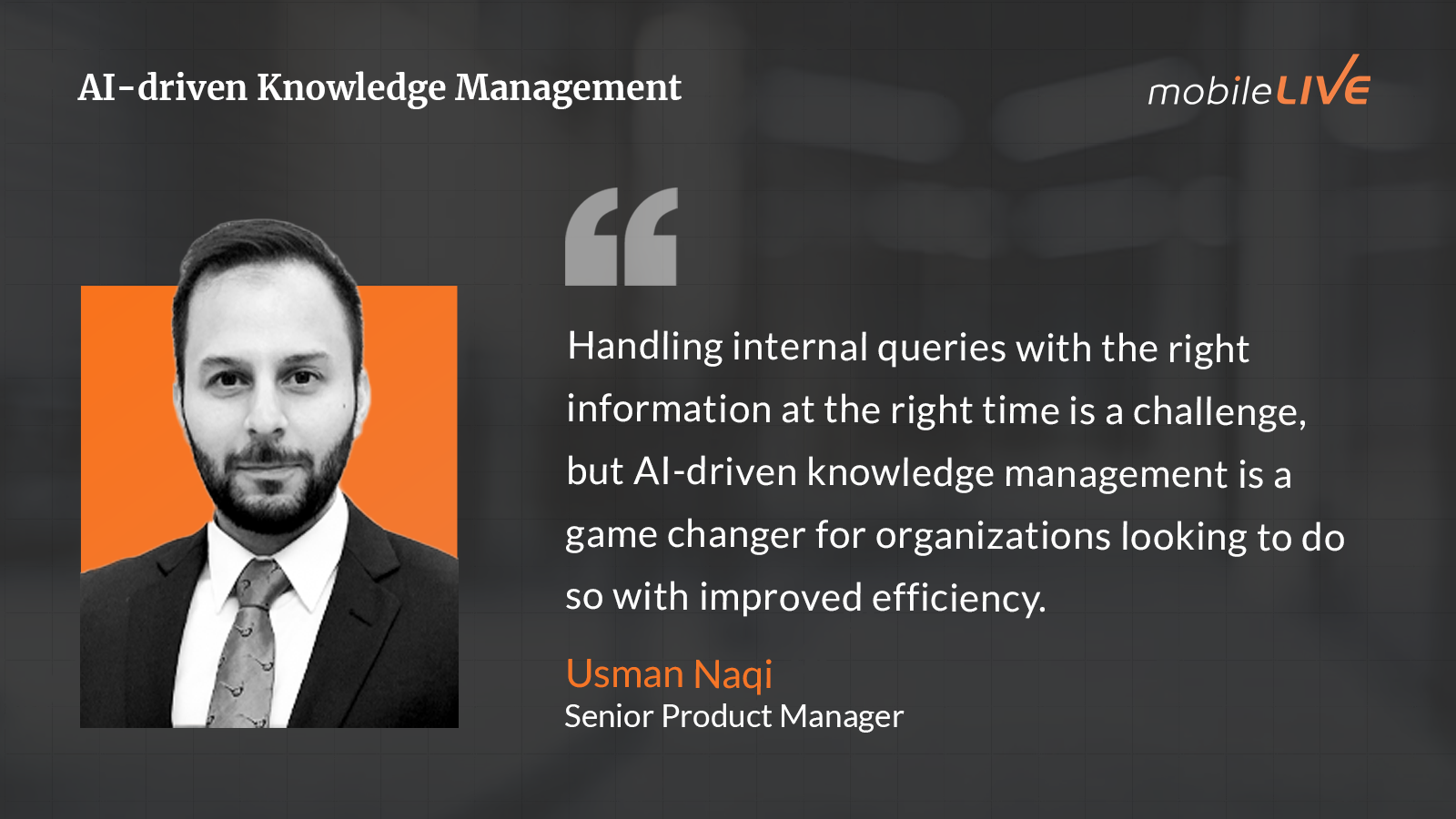 AI-driven Knowledge Management: Handling Queries with Higher Efficiency ...